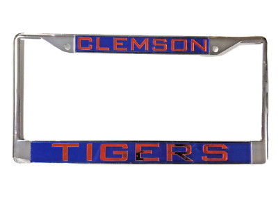 New NCAA Clemson Tigers Car Truck Chrome Metal License Plate Frame | eBay