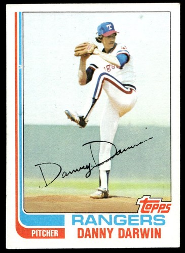 1982 Topps 298 Danny Darwin Texas Rangers Baseball Card | eBay