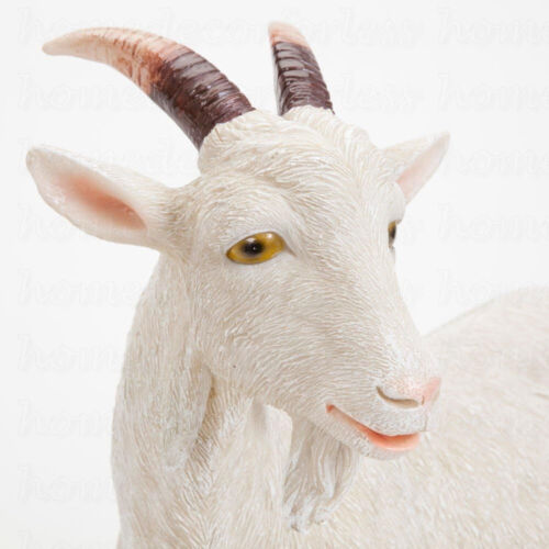 Realistic Billy Goat Garden Statue Lifelike Barnyard Sculpture Farm ...