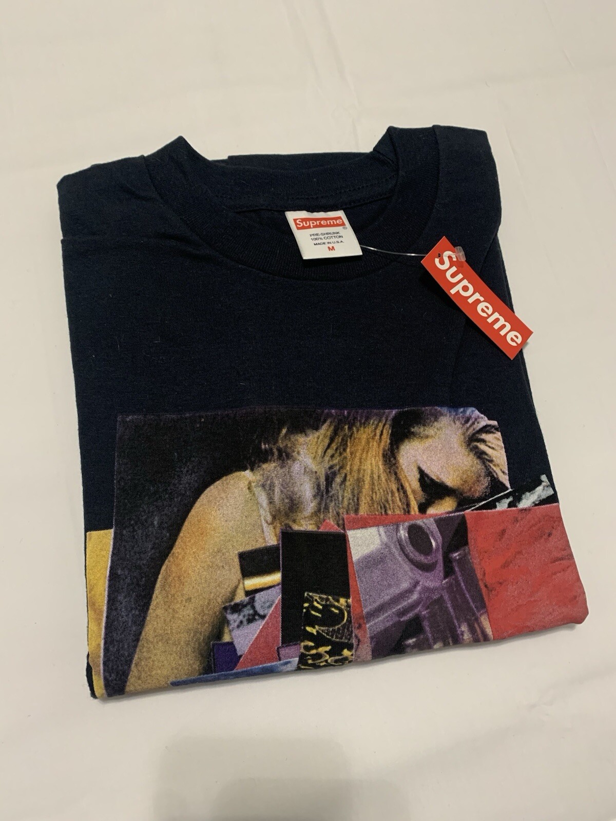 SUPREME STACK TEE - Black SIZE - Medium - BRAND NEW With Tags