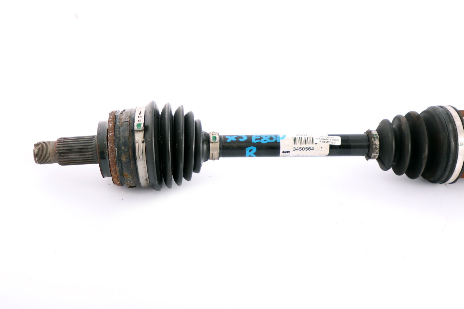BMW X3 Series E83 LCI Front Axle Right Output Shaft Driveshaft O/S ...