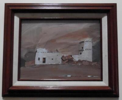 JUSTIN TSO Navajo Artist Mummy Cave Ruins Canyon De Chelly Sign Gouche ...