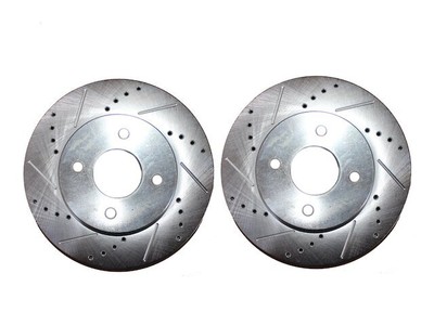 Front Brake Rotor Set For Chevy Pontiac Saturn Cobalt G5 Pursuit Ion ...