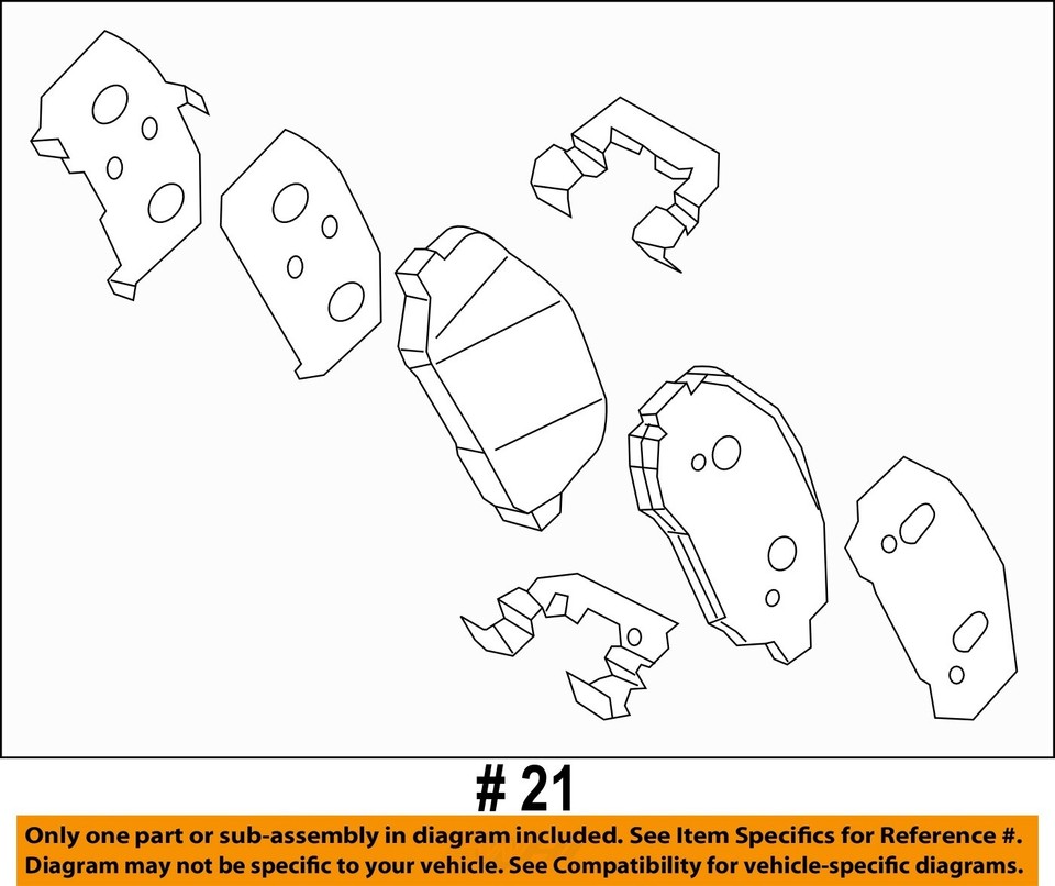 HYUNDAI OEM 13-16 Santa Fe Sport Brake Components-Brake Pads 581014ZA00 ...