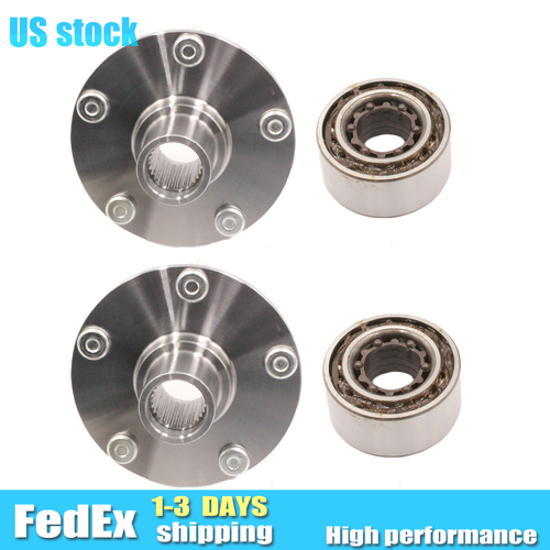 2 Pair Front Wheel Hub&Bearing Assembly For 1996-99 Infiniti I30 Nissan ...