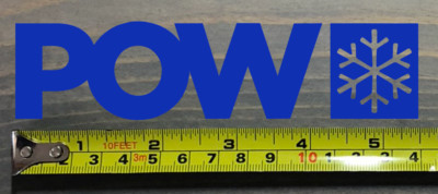 POW Protect Our Winters Sticker Decal 5.5" Ski Snowboard Blue Copper ...