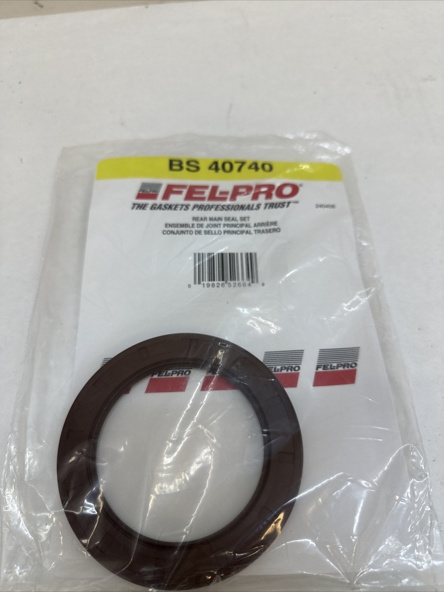 Engine Main Bearing Seal BS 40740 Fel-Pro BS 40740 Rear Main Seal Set ...