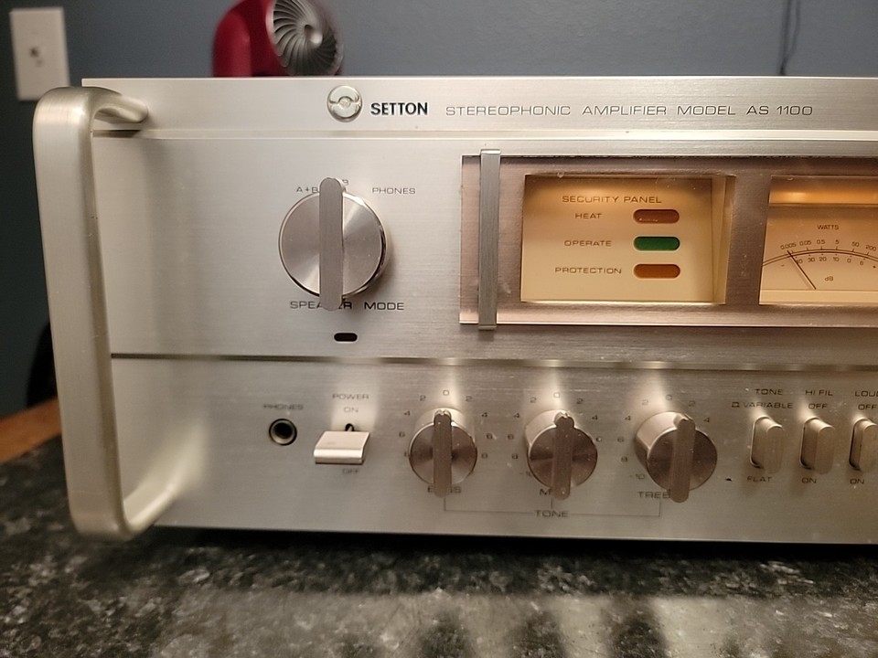 SETTON AS-1100 Amplifier In Good Working Condition | eBay