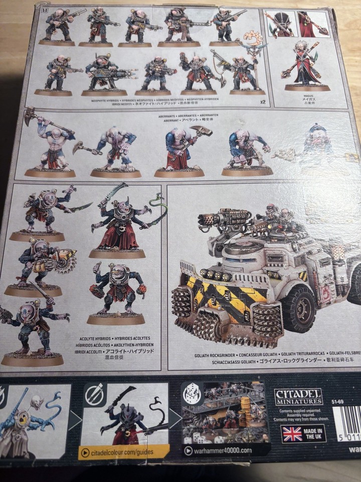 Genestealer Cults GSC Combat Patrol Warhammer 40K Goliath Aberrants ...