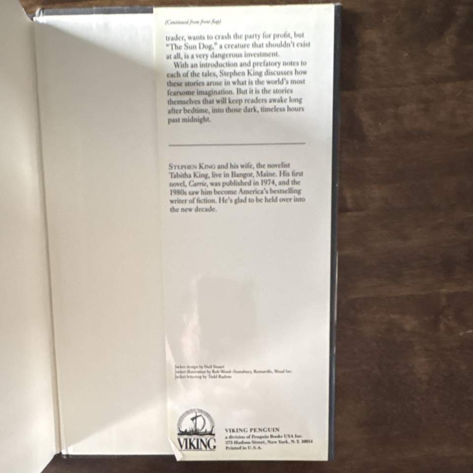 Stephen King: Four Past Midnight Hardcover, Viking Penguin 1990, First ...