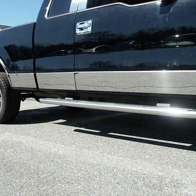 10p Luxury FX Chrome Rocker Panel Molding (w/o Flares) for 2004-2014 ...