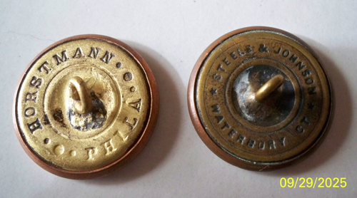 Lot of 19 Vintage Military Army Eagle Buttons Horstmann Scovill Steele ...