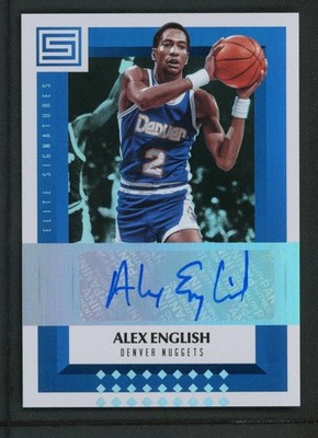 2017-18 ALEX ENGLISH AUTO PANINI STATUS ELITE SIGNATURES AUTOGRAPHS | eBay