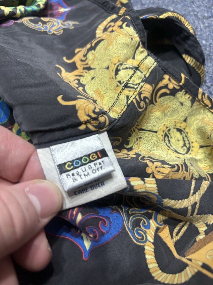 Vintage Coogi Silk Button Down Shirt Sz 4xL AOP H4 | eBay