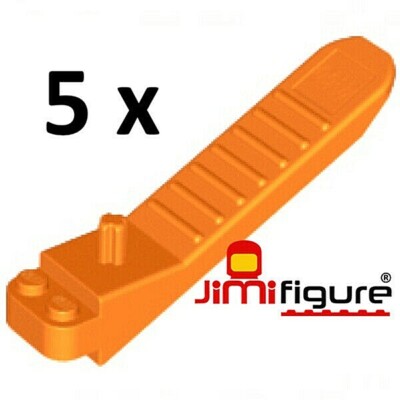 NEW 5 x LEGO Brick Separator Orange Human Tool 96874 Axle Plate Genuine ...