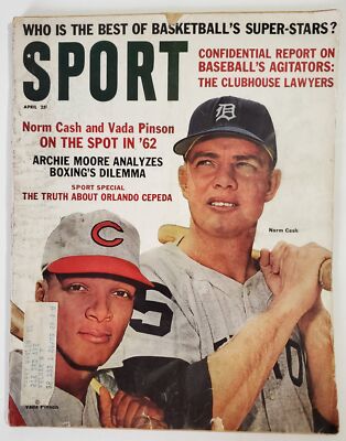 SPORT MAGAZINE - CASH & PINSON - APRIL 1962 | eBay