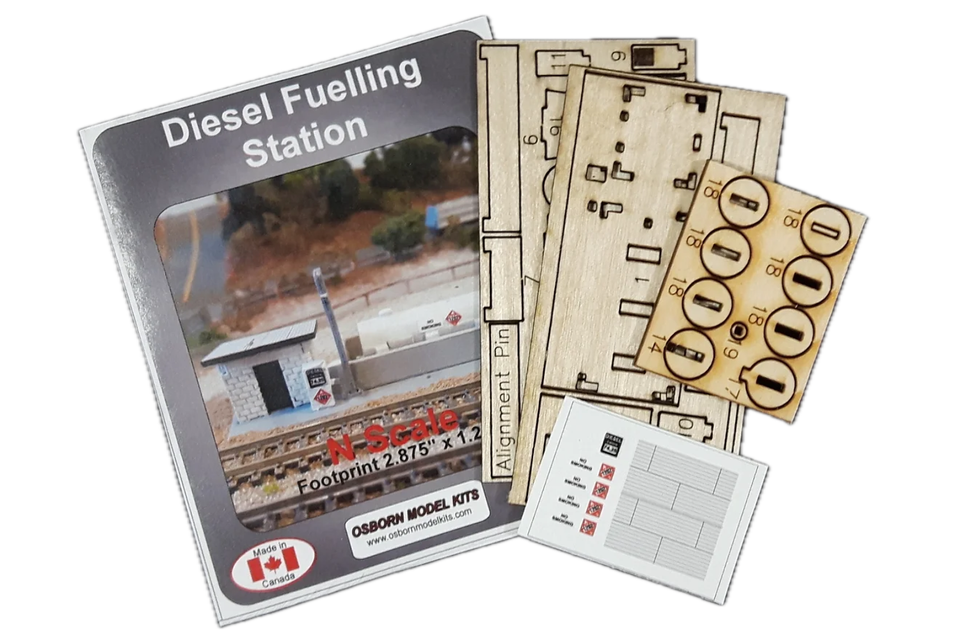 Osborn Model Kits 3122 N Scale Diesel Fueling Station Kit | eBay