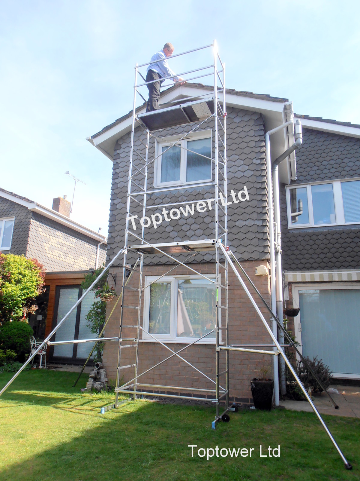 DIY Scaffold Tower Premium Aluminium Towers Work Up to 6.73m - Best ...