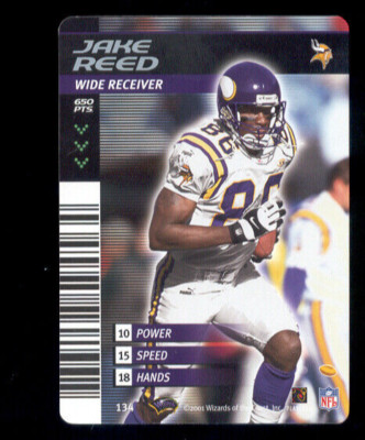 2002 NFL Showdown JAKE REED Minnesota Vikings 1ST & Goal Rare Card | eBay