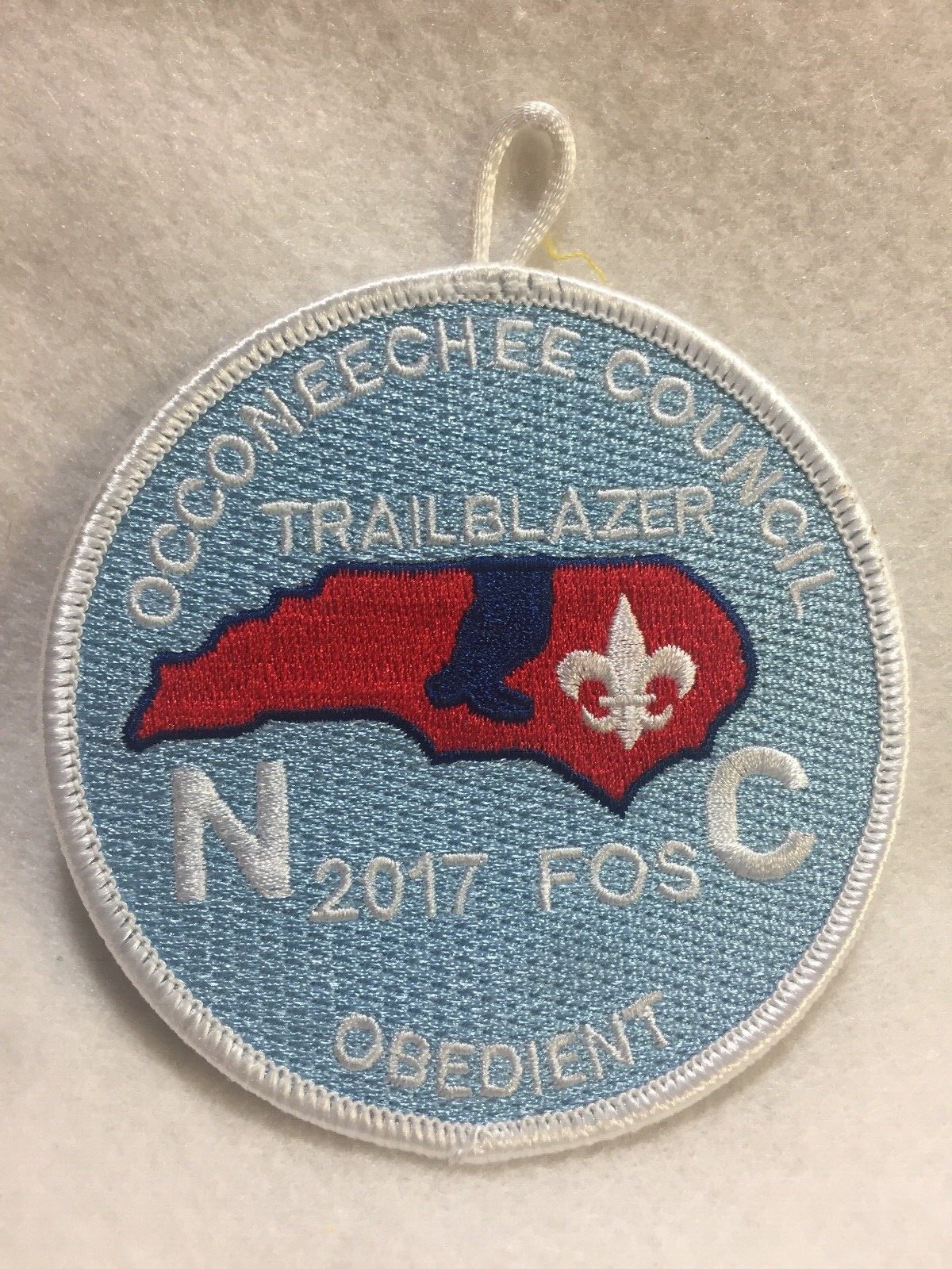 (b70) Boy Scouts - 2017 Occoneechee Council FOS Trailblazer "Obedient ...