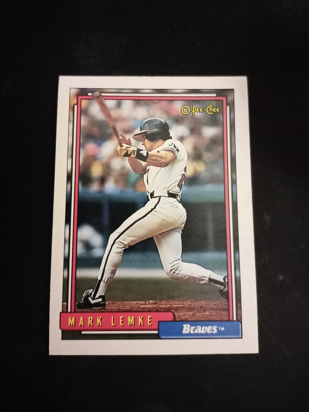 1992 O-Pee-Chee Mark Lemke Atlanta Braves Baseball Card #689 | eBay