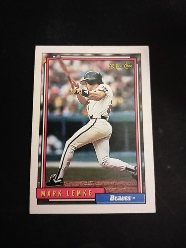 1992 O-Pee-Chee Mark Lemke Atlanta Braves Baseball Card #689 | eBay