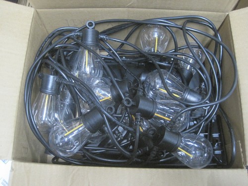 SUNFORCE SOLAR LED String Light 15 BULBS REPLACEMENT LIGHTS ONLY DUSK ...