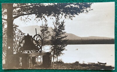 Marr's Camps Indian Pond Tarratine Maine Real Photo Postcard RPPC c1940 ...