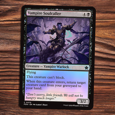 Vampire Soulcaller - FOIL - Foundations - Magic the Gathering | eBay