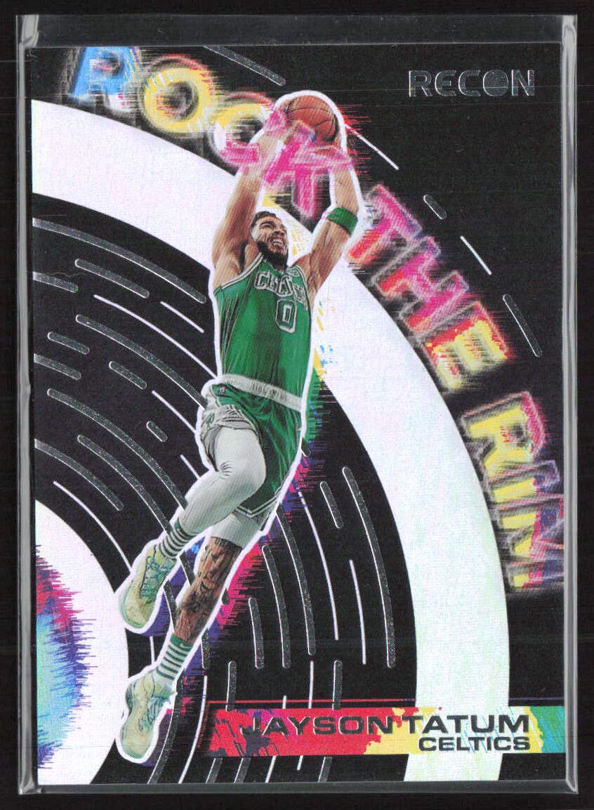 2021-22 Panini Recon #18 Jayson Tatum Rock The Rim | eBay