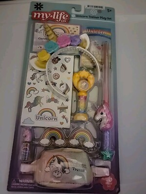 New My Life As Unicorn Trainer Play Set For 18” Dolls Doll/Unicorn Not ...