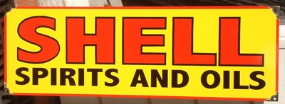 SHELL (SPIRITS AND OILS) ENAMEL SIGN REPRODUCTION (MADE TO ORDER) #09 ...