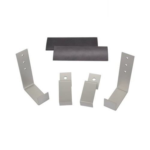 Aluminum Radiator Mounting Bracket With Pads Kit | eBay