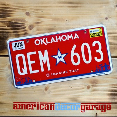USA Nummernschild * US Kennzeichen * license plate * Oklahoma Imagine ...