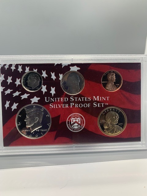 2001 United States Mint Silver Proof Set w/ COA | eBay