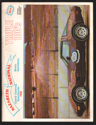 Sports Pub: Nazareth National Motor Speedway Auto Race Program 1982-US ...