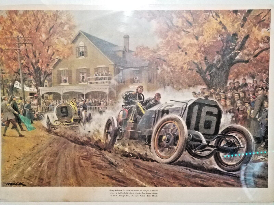 Vanderville Cup Race Orginal 1963 Print By Peter Helck Signed | eBay