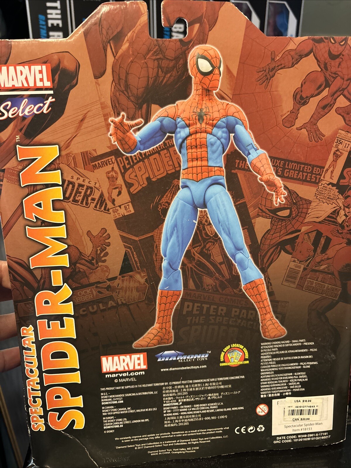 Diamond Select Spider-Man Action Figure - AUG202103 for sale online | eBay
