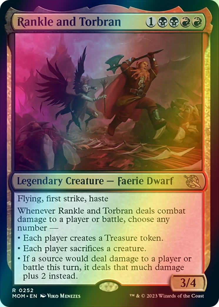 Rankle and Torbran FOIL, March of the Machine, MTG MOM NM/M | eBay