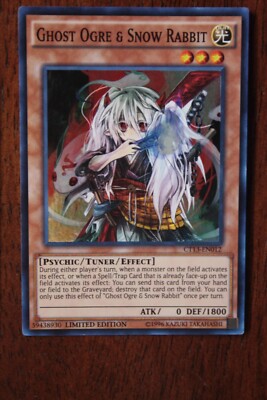 YUGIOH-"Ghost Ogre & Snow Rabbit" CT13-EN012 | eBay