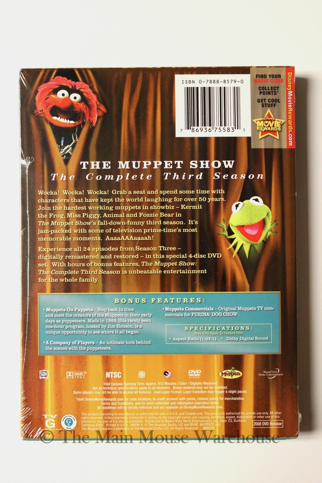The Muppet Show Complete DVD Series Collection One Two & Three Season 1 ...