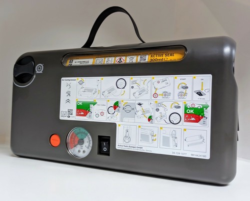 GENUINE DS PEUGEOT CITROEN EMERGENCY PUMP MOBILITY KIT COMPRESSOR ...