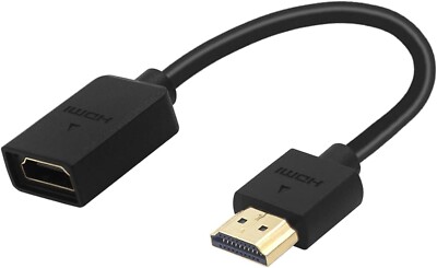 50cm Amazon Fire Stick TV HDMI Male to Female Extender Extension Wire ...