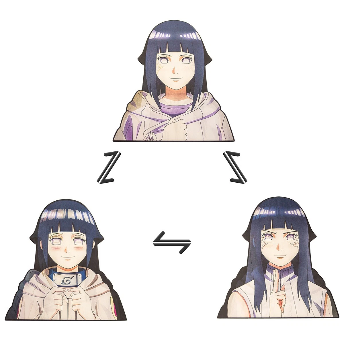 Hinata Hyuga Back Pf Head