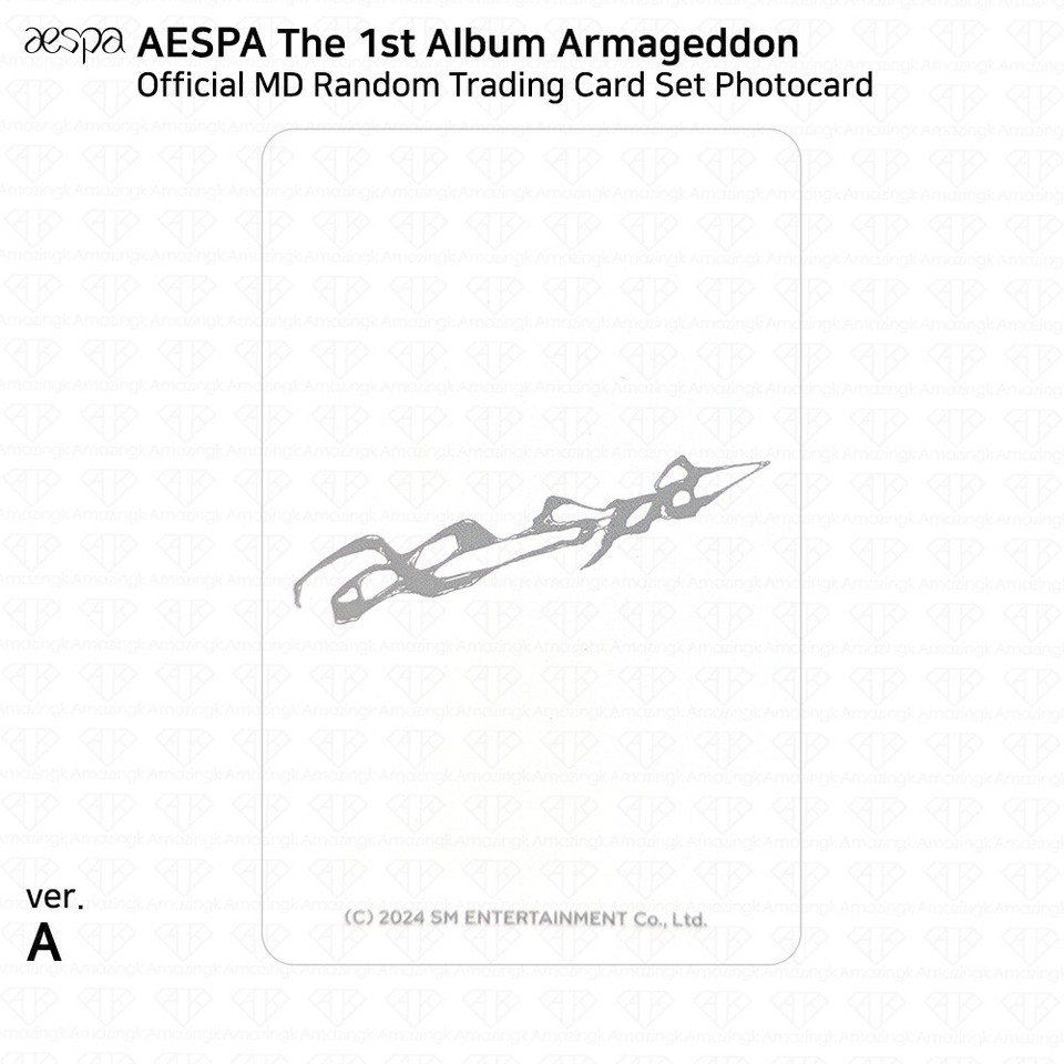 Aespa Armageddon POP UP MD Random Trading Card Photocard Special ...