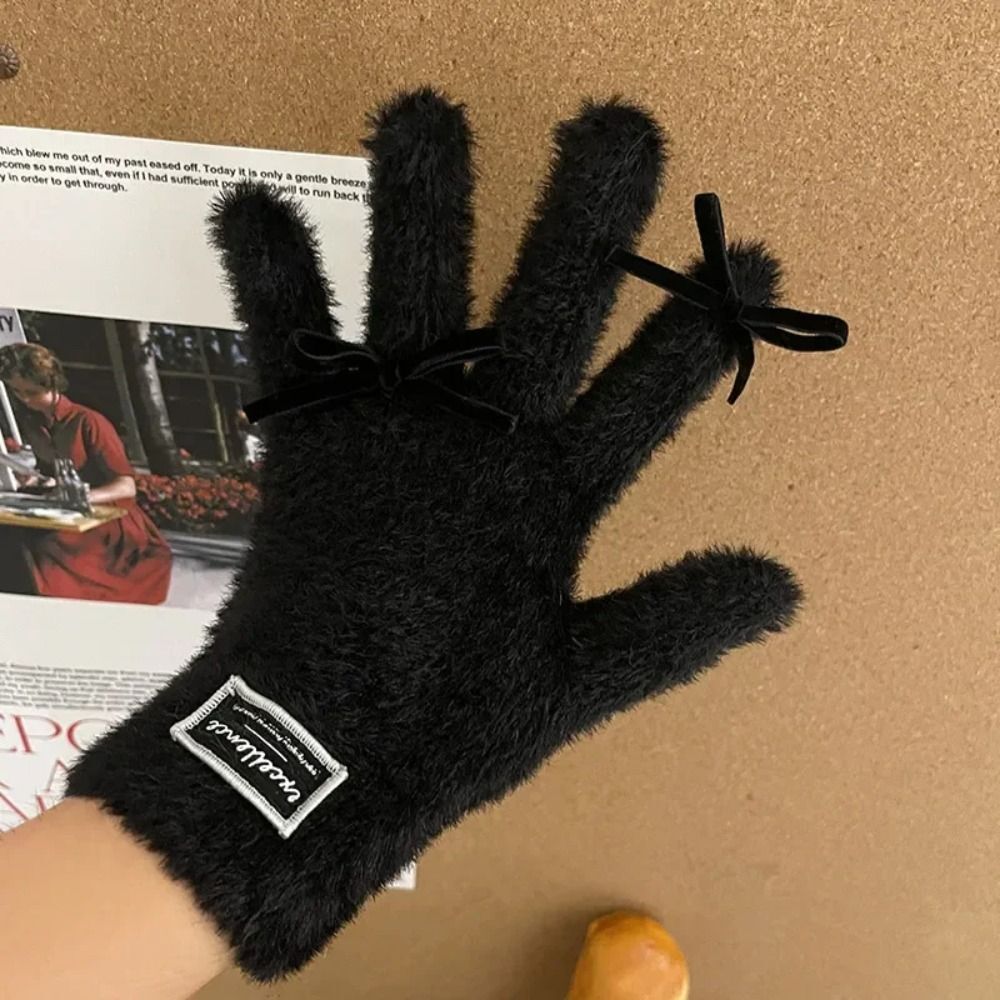 Cold-proof Winter Mittens Y2K Non-slip Gloves Touch Screen Gloves Women ...