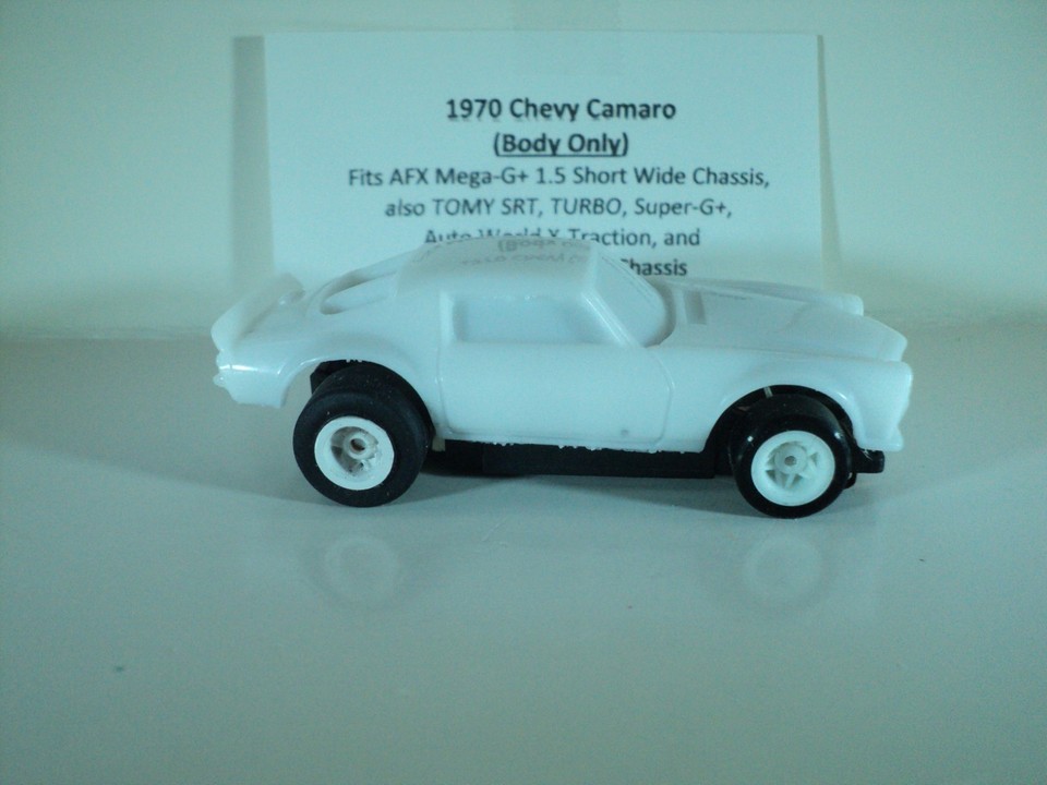 HO scale Slot Car Custom Resin body only 1970 White Chevy Camaro Fits ...