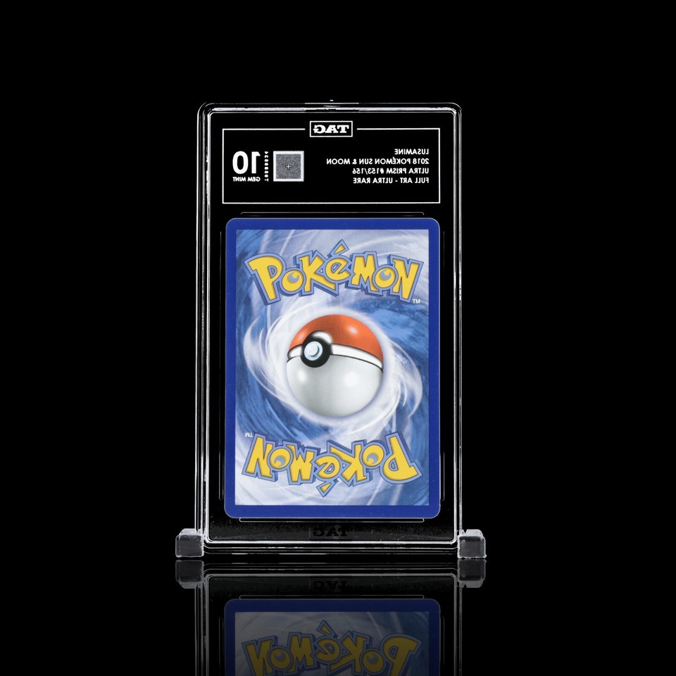 TAG 10 GEM MINT Lusamine Full Art 153/156 Sun & Moon Ultra Prism ...