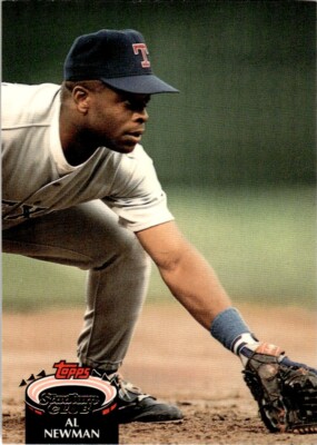 1992 Stadium Club Baseball Card Al Newman Texas Rangers #821 | eBay