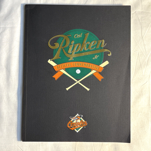 Cal Ripken Jr Official Commemorative Softcover Book Baseball Orioles ...